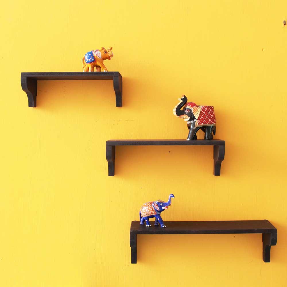 Nested Wall Shelves - Set of Three Nested Wall Shelves - Set of Three