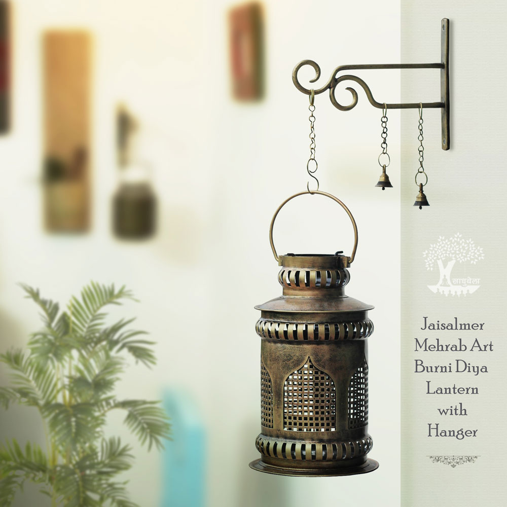 Wall Decor Jaisalmeri Mehrab Diya Lantern